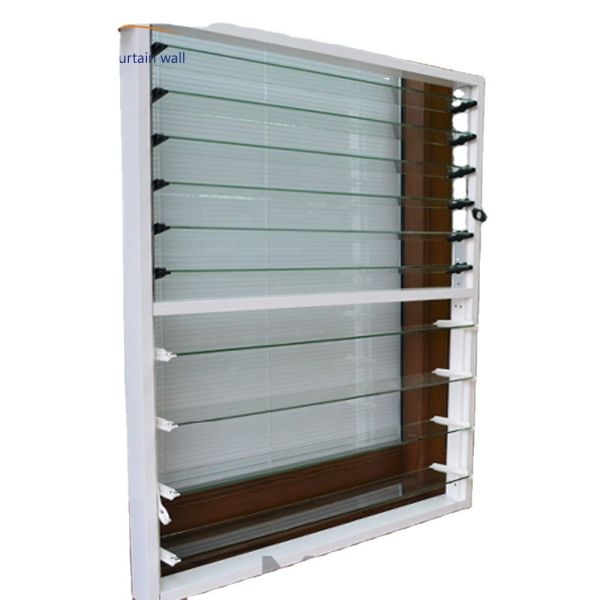 Quality Toughened Aluminum Louvers and Window Shutters in Modern Style for Customized Sizes for sale
