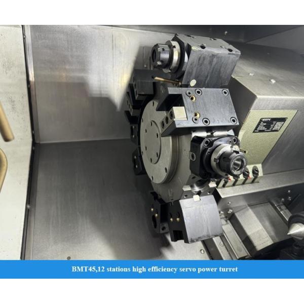 Quality Horizontal CNC Turning Center HTC30Hm BMT45 12-station Power Turret Servo for sale