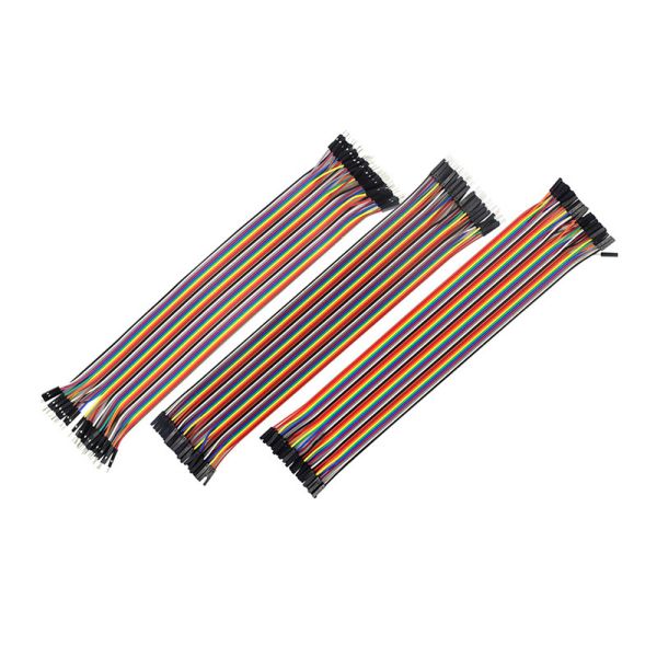 Quality Copper PVC 10cm 20cm Breadboard Jumper Cable Male To Female for sale