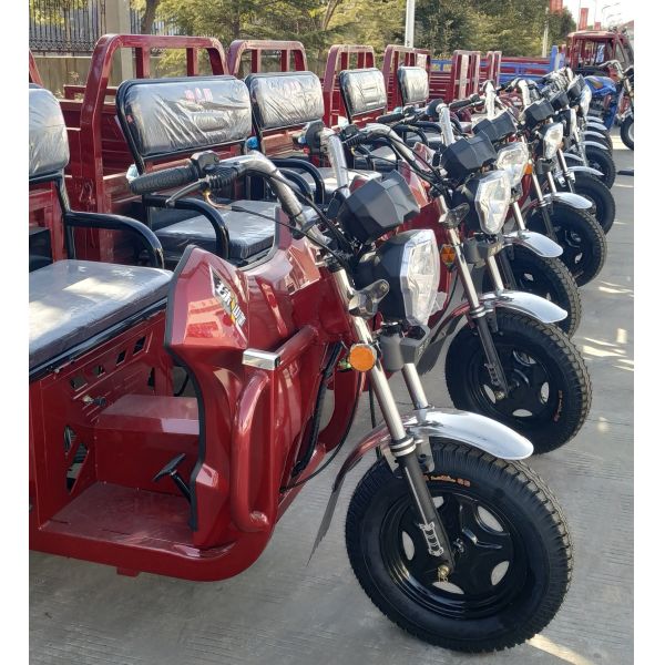 Quality Open Body 33 Shock 120CC Gasoline Tricycle for sale