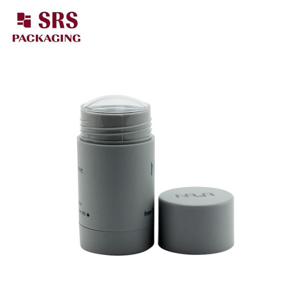Quality SRS high quality injection gray color plastic deo stick container empty for sale
