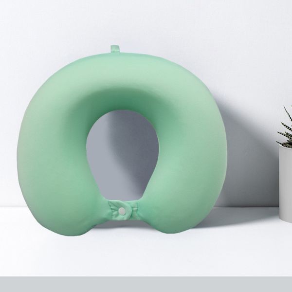 Quality Memory Foam Airplane Pillow Support Neck for Comfortable Travel Washable Cover for sale