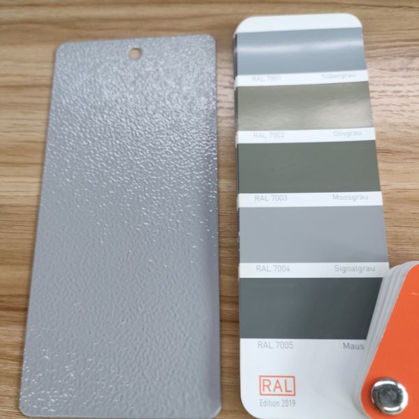 Quality weather resistant RAL 7004 Grey Wrinkle Polyester powder coating paint for Electrical cabinet for sale