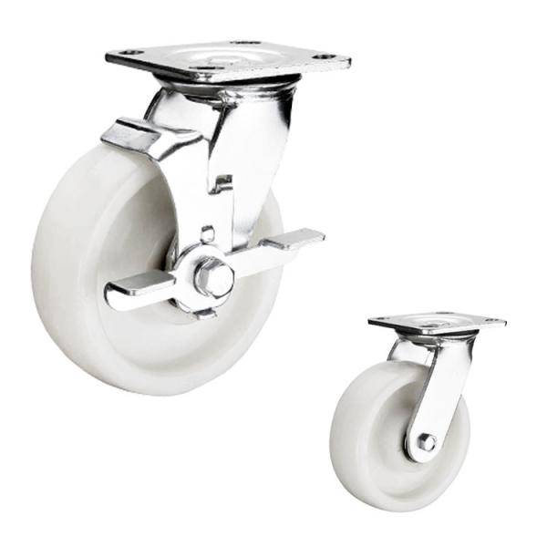 Quality 150mm 500kg Capacity PA Heavy Duty Casters With Lock for sale