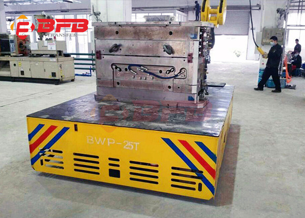 PLC Control Automated Steerable Battery Powered Electric Trackless Transfer Cart