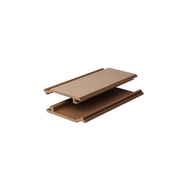 Quality 148 X 21 Eco Plastic Outdoor Decking Material Cladding Plastic Wood Composite for sale