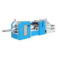 Quality Vacuum Paper Napkin Making Machine 2 Lanes 1/8 Folded Napkin Folding Device for sale