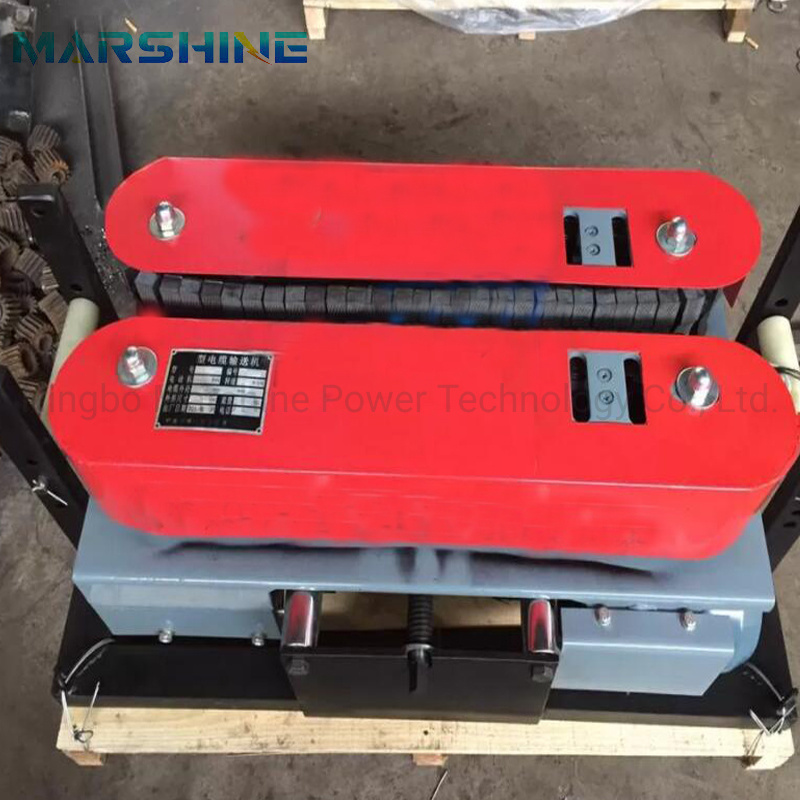 Crawler Type Cable Tractor Cable Pusher for Electric Power Construction Two Shafts Drive