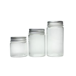 Quality 50ml 100ml 200ml Glass Vial High Borosilicate Screw Mouth Bottle for sale