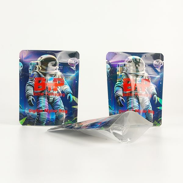Quality Hot Sell Custom Matte Smell Proof Child Proof Resealable Mylar Doypack 3.5g 14g 28g Food Grade PE Stand up Bag for sale