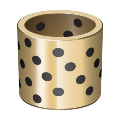 Quality Flange Steel Graphite Bushing Self Lube Wear Plates Metric Size Long Life for sale