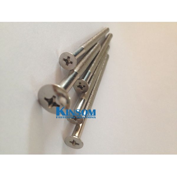 Quality Philips countersunk head special bolts nickel coating cold forging fasteners for sale
