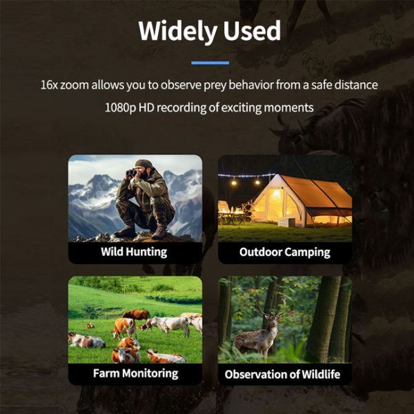 Quality 1080P Full HD Starlight Night Vision Telescope Camera Suitable For Hunting for sale