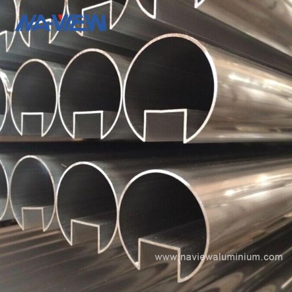 Quality Extruded Aluminum Handrail Extrusions Profiles for sale
