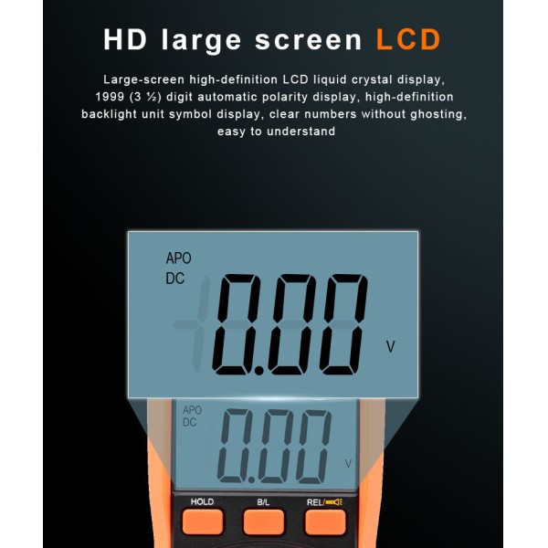 Quality 6000 Counts Industrial True Rms Multimeter With Temperature Backlight for sale