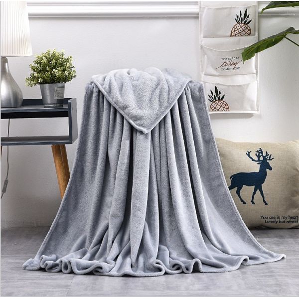 Quality Anti-Static Super Soft MINI SIZE Microfiber Flannel Fleece Throw Blanket for for sale