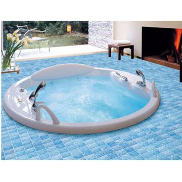 Quality Blue Ceramic Swimming Pool Mosaic Tiles 6mm Glossy Matt for sale