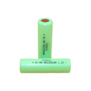 Quality 1.2V 0.1C Emergency Exit Sign Battery AA 1300mAh Ni MH Battery for sale
