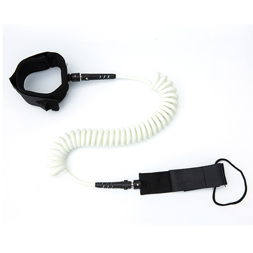 Quality Plastic Strong Paddle Board Ankle Leash 9'' Length White Colour For Protection for sale