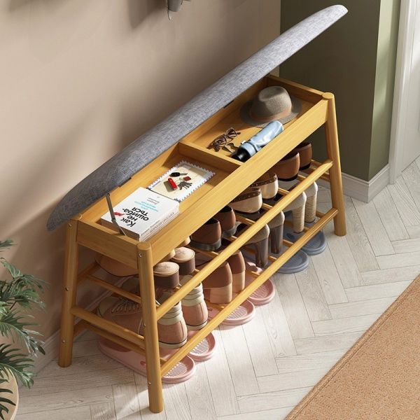 Quality Entrance with Shoe Storage, Doorway Shelf, Ottoman Organizer Cushion, Iotxy for sale