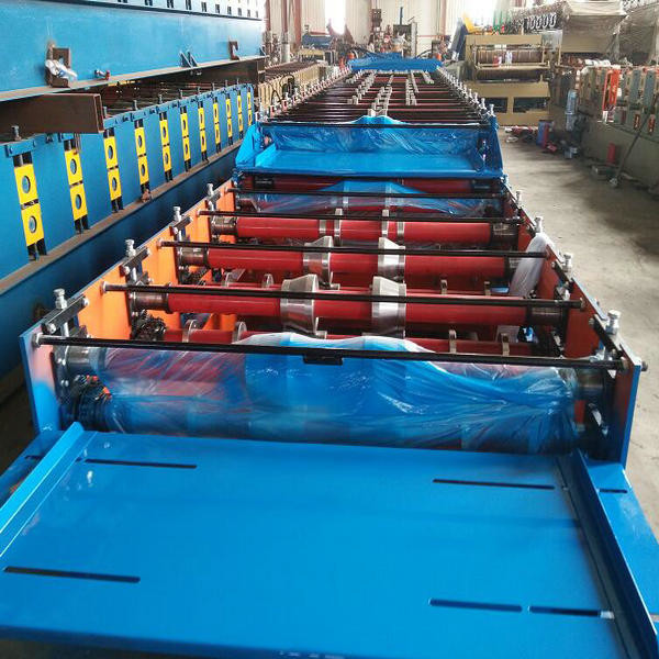 Quality 2 Layer GI Roofing Sheet Roll Forming Machine Trapezoidal Corrugated Two for sale