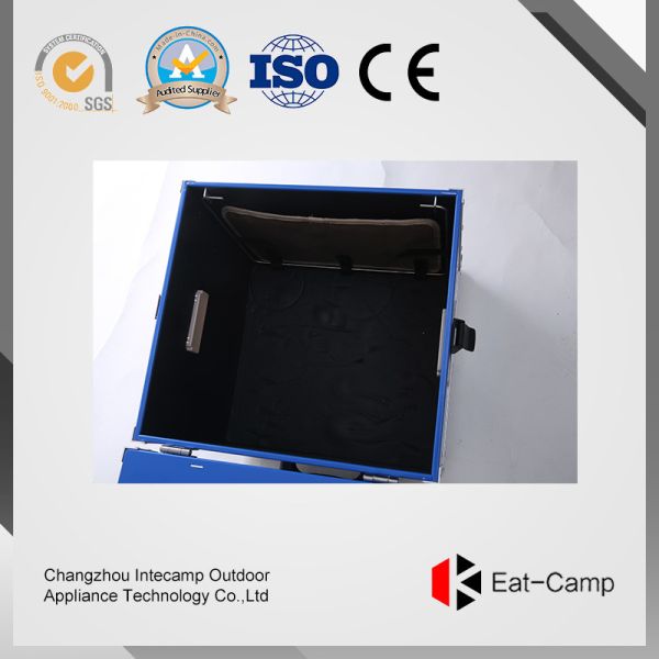 Quality EATCAMP Outdoor Kitchen Station 7.4 Kg - 3 KW * 2 - 40 L With Windproof  Stoves For BBQ for sale