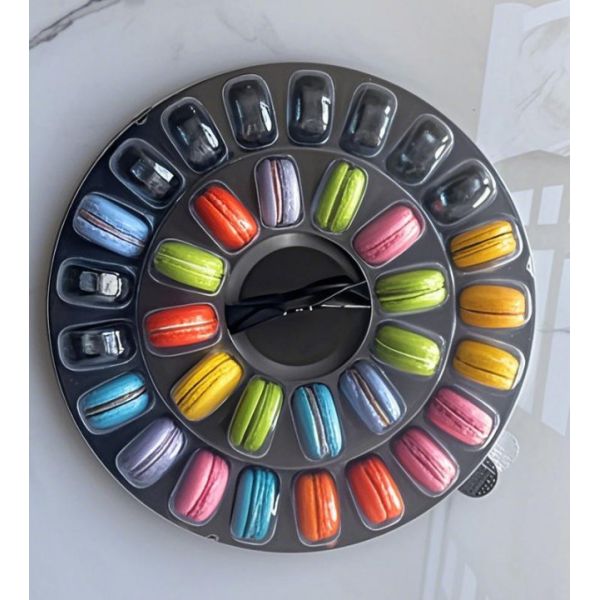 Quality 33 Grain Macaron Carton Packaging Display Stand Macaron Tray for sale