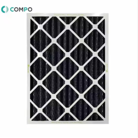 Quality H13 MERV 6 8 11 13 14 15 Pleated Hvac Air Filters with Aluminium Frame for sale