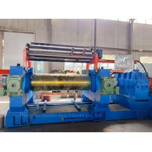 Quality Double Shaft Open Type Two Roll Rubber Mixing Mill XK-610 With Stock Blender for sale