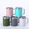 Quality Sleek Design Custom Logo 304 Stainless Steel Insulated Metal Drinking Cups for sale