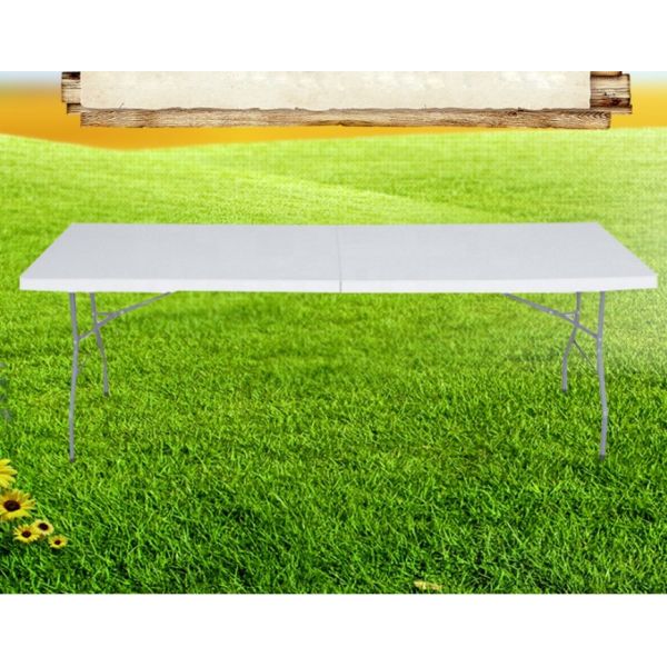 Quality Outdoor Popular HDPE Plastic Foldable Picnic Dining Table with Modern Design for sale