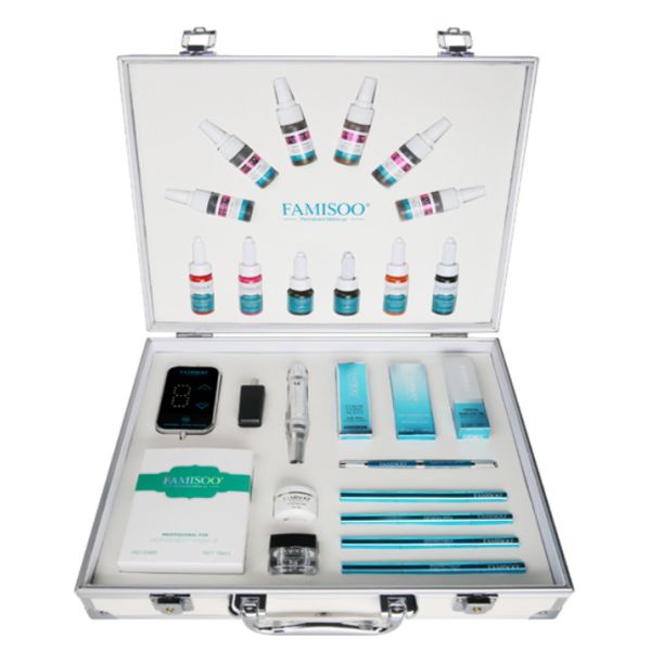 Quality Permanent Makeup Kit With Tattoo Machine Pigment Needles And Accessories for sale