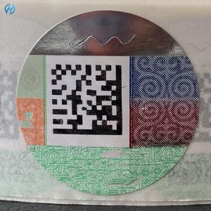 Quality Holographic Waterproof Security Stickers Durable Permanent Adhesive Customized for sale