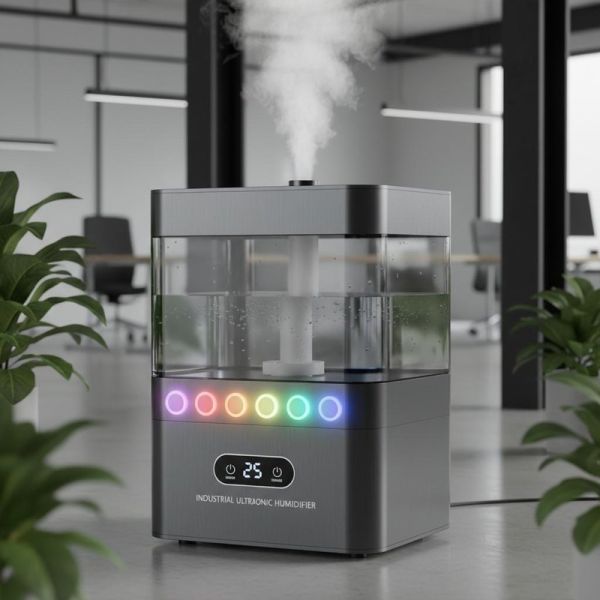 Quality 15-30m2 Industrial Ultrasonic Humidifier Offering 7 Colorful Lights Suitable for Industrial Production and Office Areas for sale