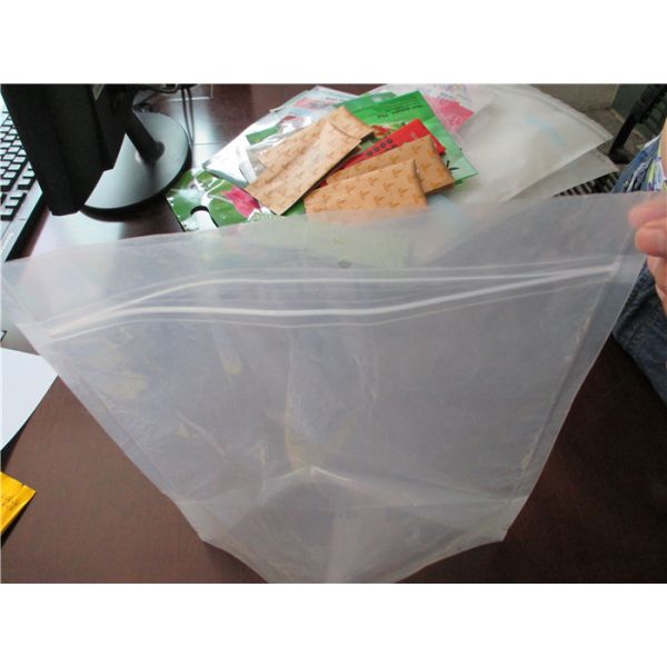 Quality Plastic Clear Stand Up Zipper Pouch Bags General Purpose Oxygen Resistance for sale