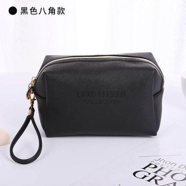 Quality ODM PU Leather Cosmetic Travel Bag with Multispandex Lining for sale