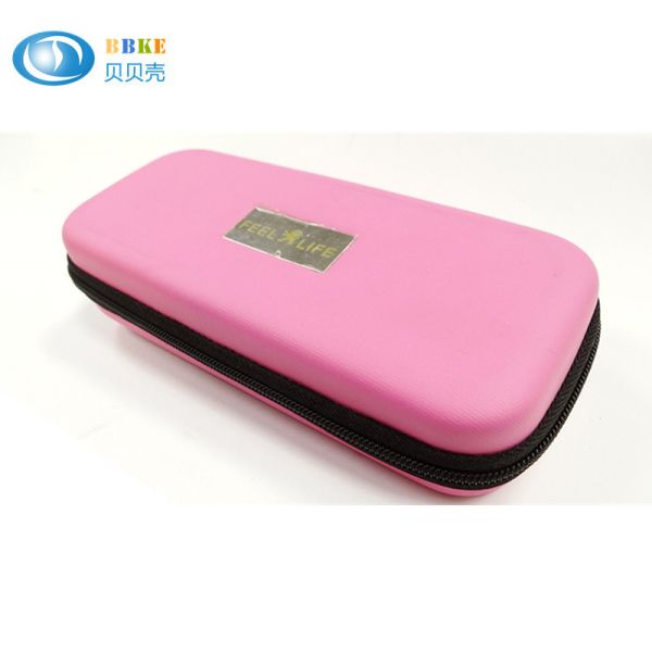 Quality Durable E - Cig Hard Eva Case Holder For Shisha Pens / Charger / Liquid Pink for sale