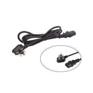 Quality Fire Retardant Three Plug 10A 1000mm Medical Power Cable for sale