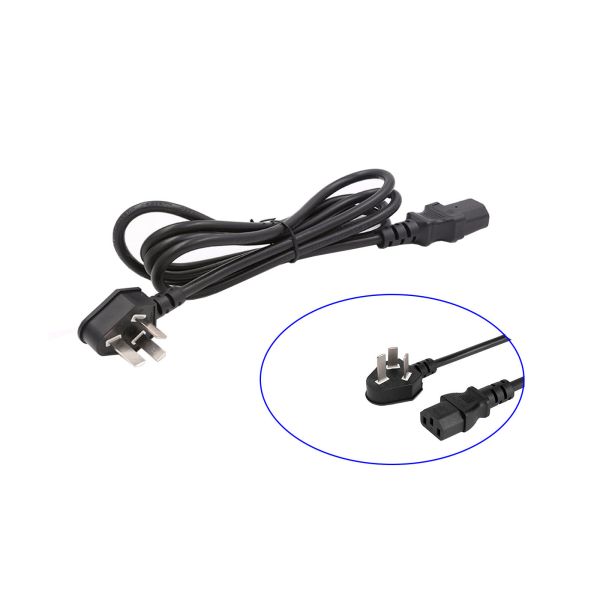 Quality Fire Retardant Three Plug 10A 1000mm Medical Power Cable for sale