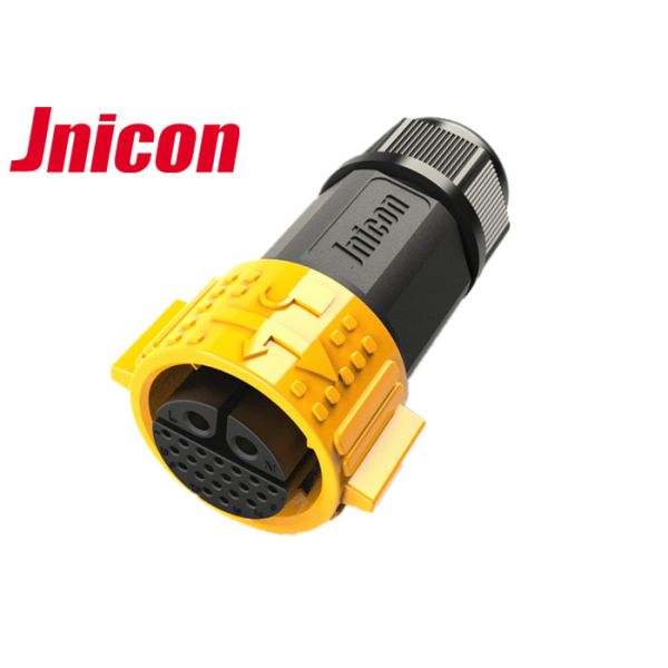 Quality Multi Pin Circular Waterproof Plug Socket , 22 Pin IP Rated Cable Connectors for sale