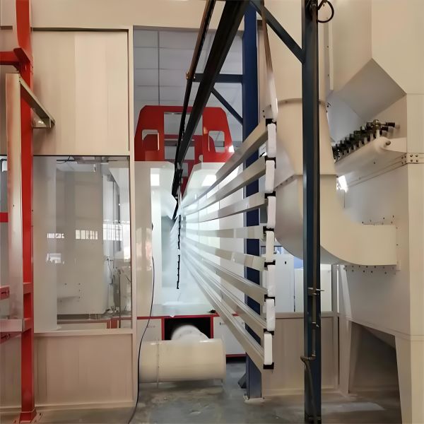 Quality Automatic Fence Cabinet Door Window Frame Aluminum Profiles Powder Coating Line for sale