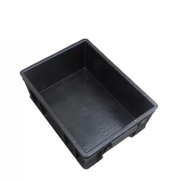 Quality Black ESD Circulation Box Antistatic Storage Crate Bin Box for sale