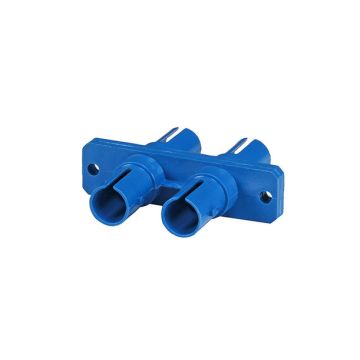 Quality Plastic ST Fiber Optic Coupler for CATV networks , Simplex / Duplex Fiber for sale