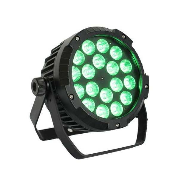 Quality 4 in 1 Slim LED Par Can Stage Light 18 X 12W With Beam Angle 45° for sale