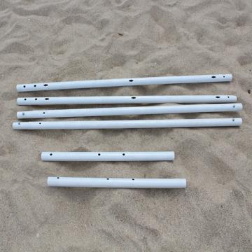 Quality PE Knotted Portable Volleyball Net 2.1m Beach Volleyball Set for sale