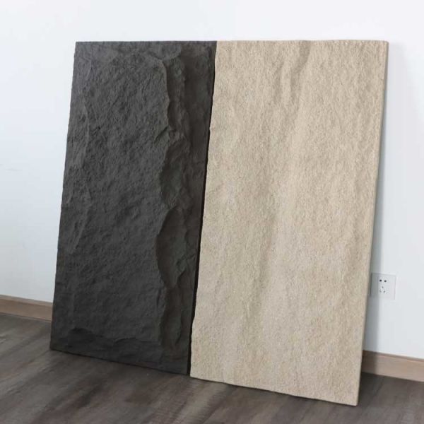 Quality Polyurethane PU Stone Panel Wall Faux Lightweight 120 * 60cm for sale