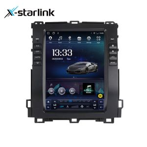 Quality Touch Screen Carplay Car Radio Tesla Style 4G Android GPS 9.7in For Toyota Prado for sale