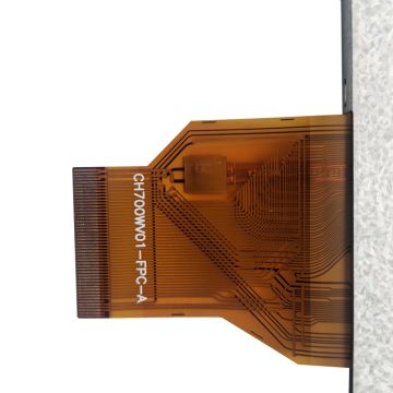 Quality 7 In 50 Pin 250cd/m2 800x480 Rgb Tft Lcd Monitor CH700WV01 For Car for sale