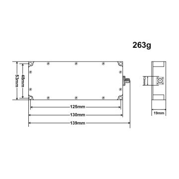 Quality Light weight 100-400MHz 50W anti drone signal amplifier module for sale