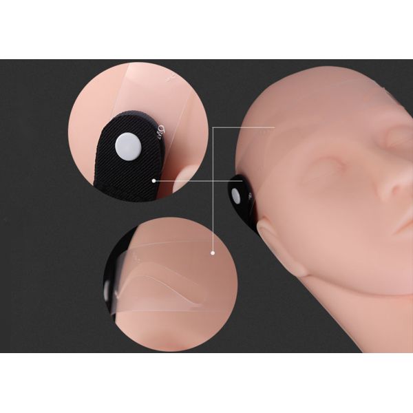 Quality Black Eyebrow Microblading Tool Templates Eyebrow Stencil 12 Pieces for sale